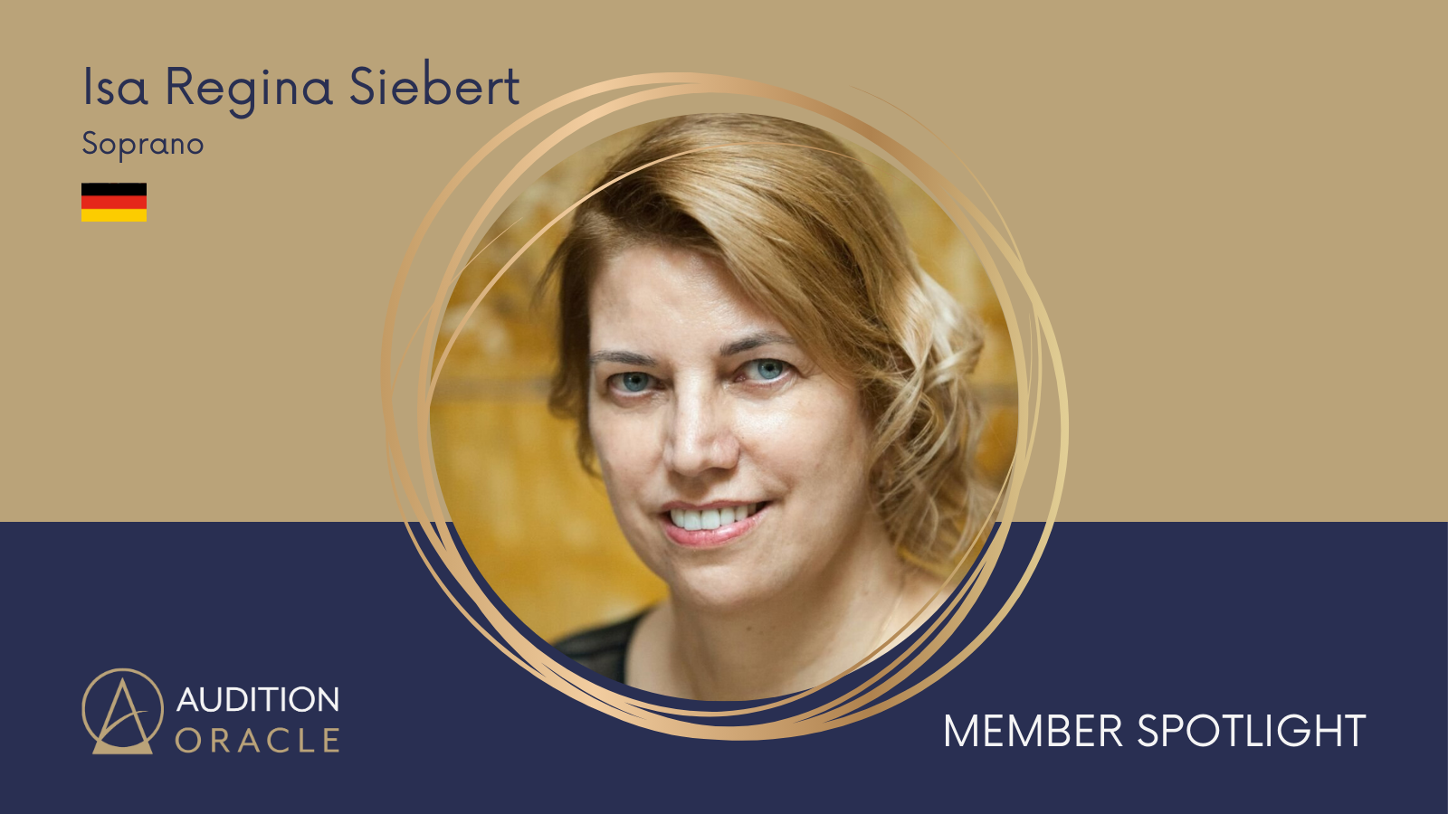 Member Spotlight: Isa Regina Siebert - Soprano | Audition Oracle