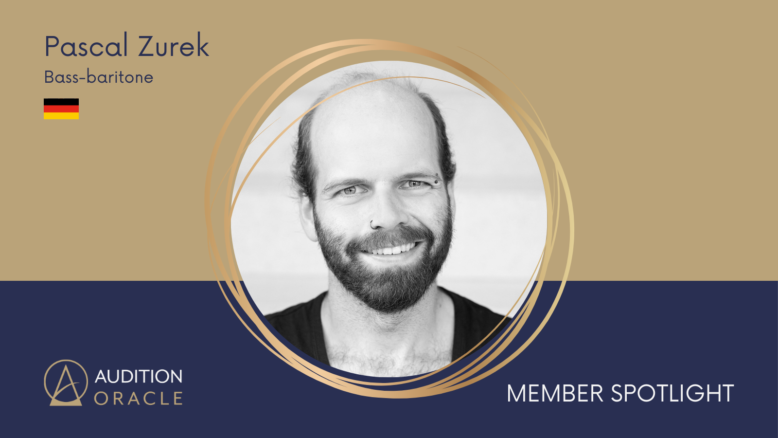 Member Spotlight: Pascal Zurek - Bass-Baritone | Audition Oracle