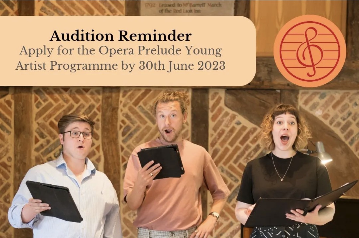 Opera Prelude Young Artist Programme 2024, Opera P | Audition Oracle